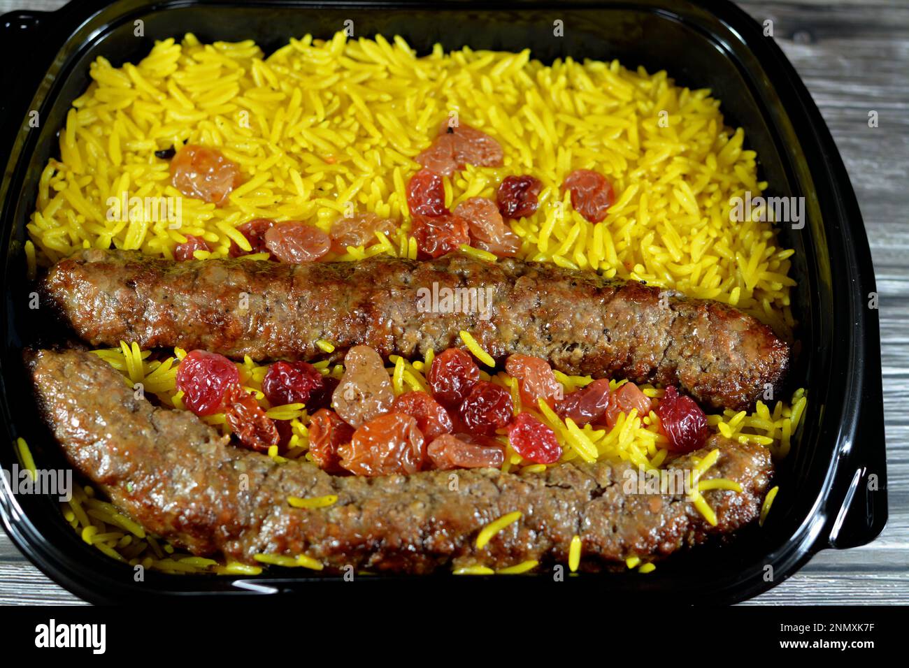 Arabic cuisine traditional food beef Kofta, kebab and tarb kofta shish ...