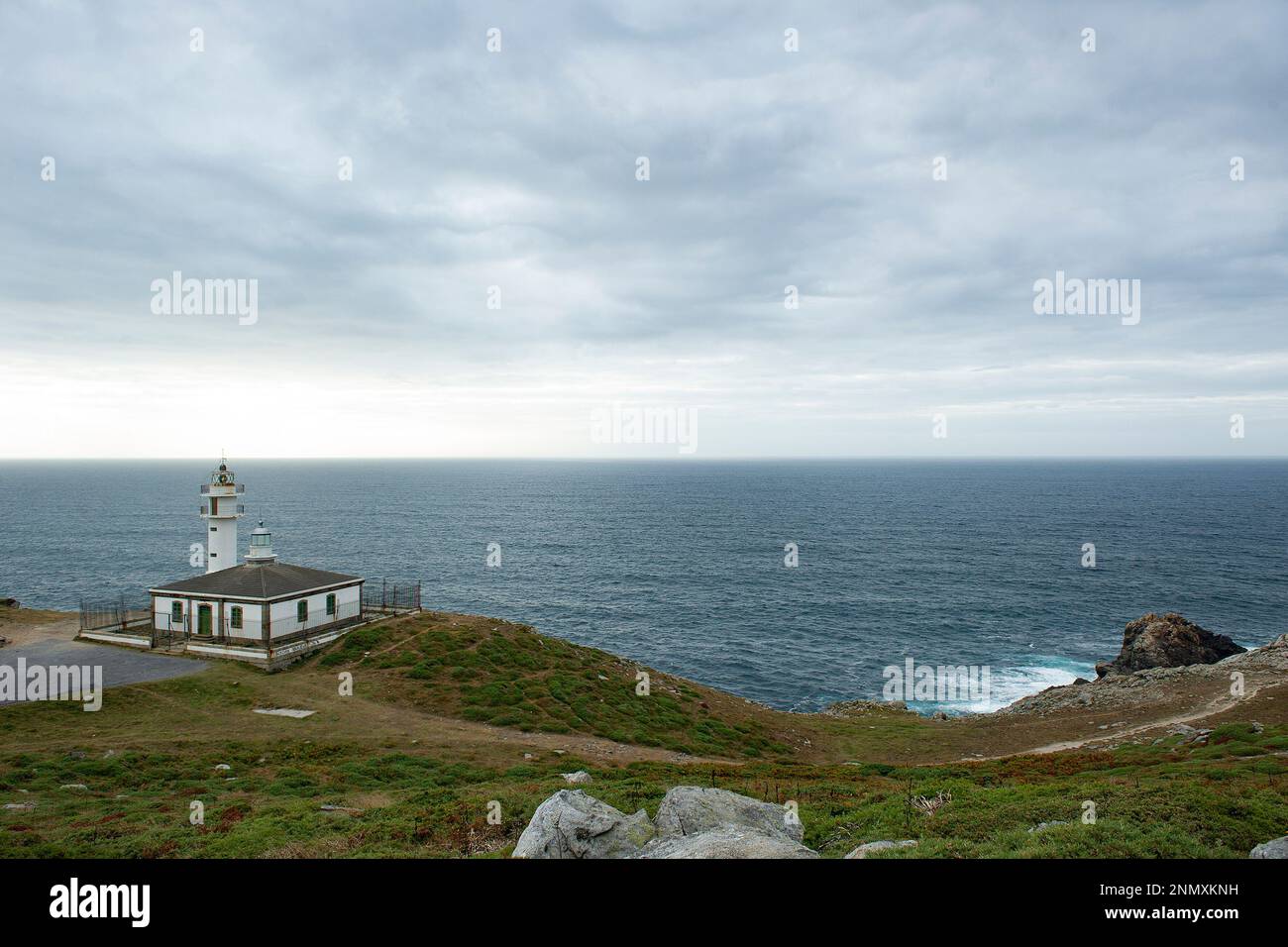 General view of the Touriñán Lighthouse, on August 25, 2013, on the ...