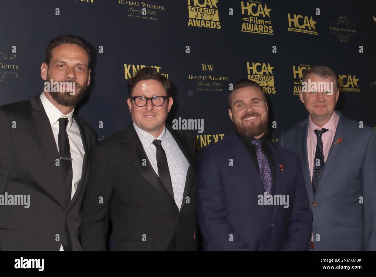 Beverly Hills, USA. 24th Feb, 2023. Pierre Peril, Damon Ross, Joel ...