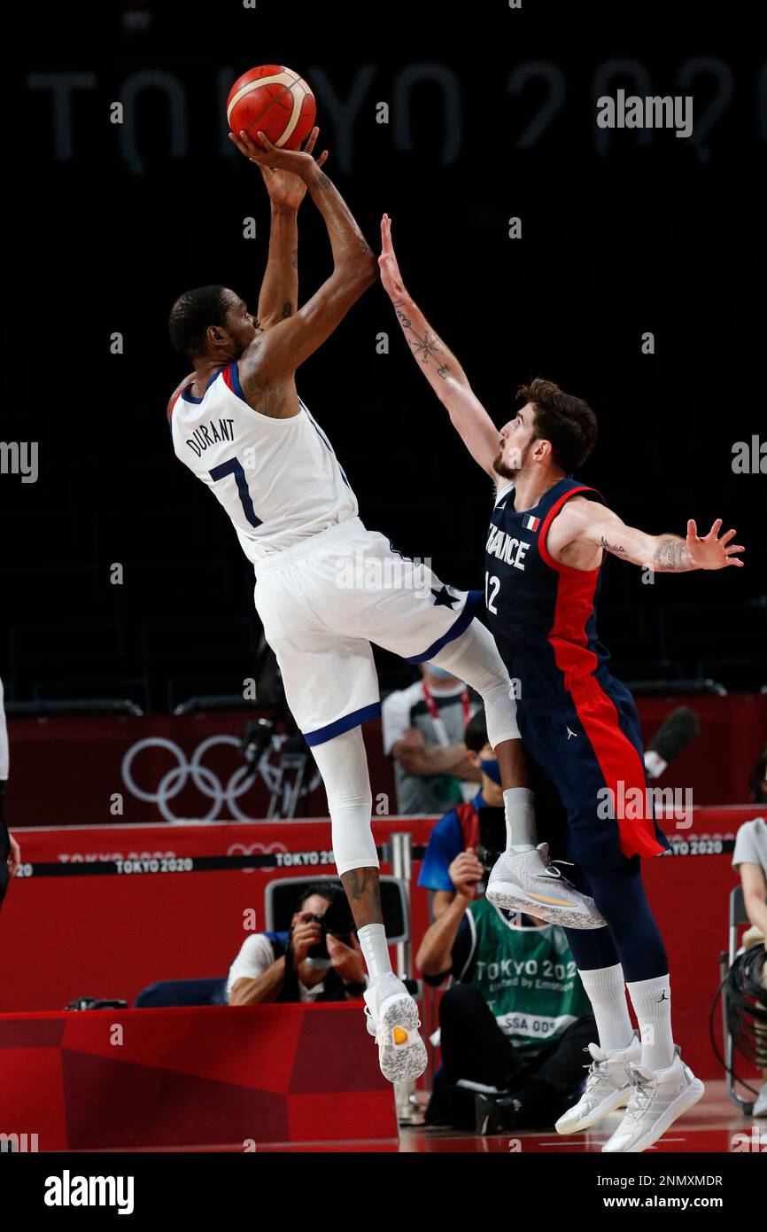 August 7, 2021, Tokyo, Kanto, Japan: Kevin Durant (7) of Team United ...