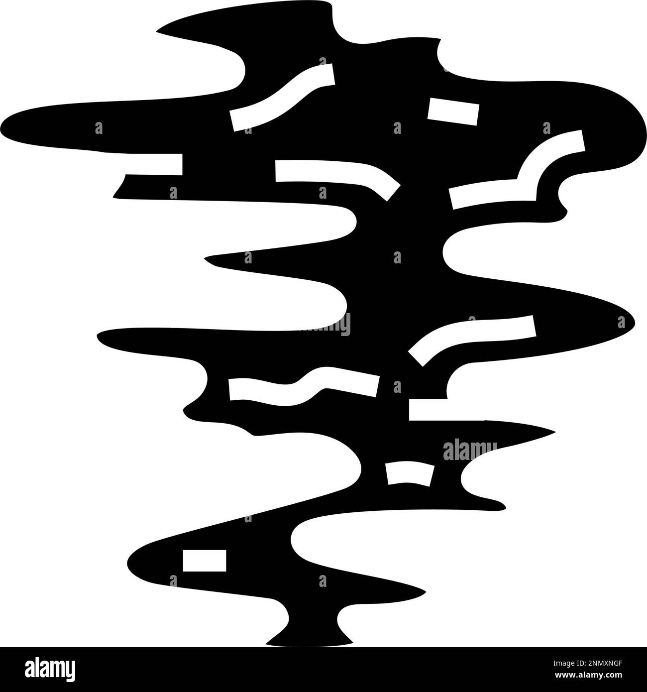 stench smell glyph icon vector illustration Stock Vector Image & Art ...