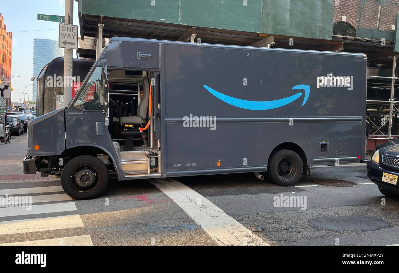 Photo by: STRF/STAR MAX/IPx 2021 8/6/21 An Amazon Prime Truck is seen ...