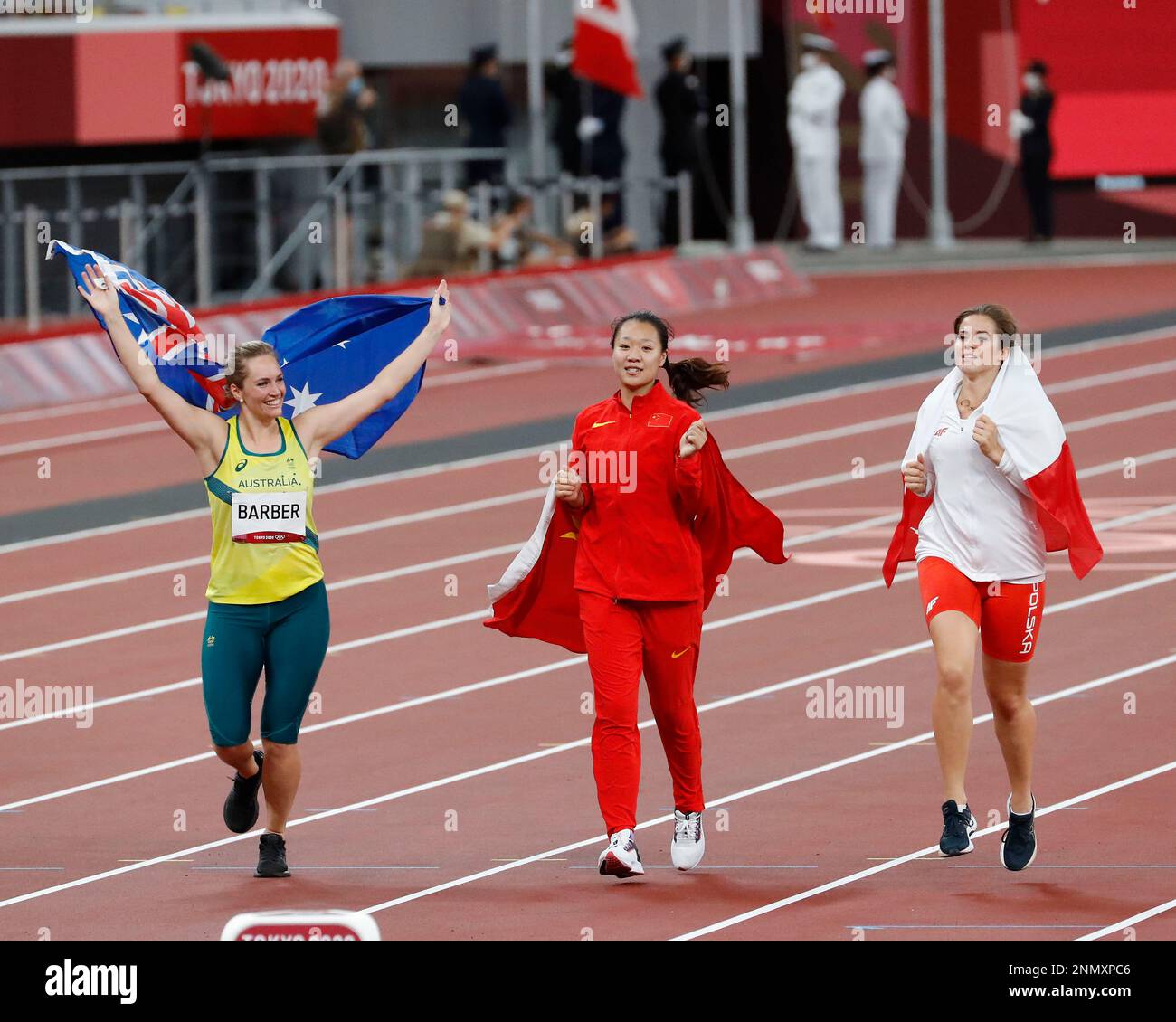 August 6, 2021, Tokyo, Kanto, Japan: Kelsey-Lee Barber (AUS), Shiying ...