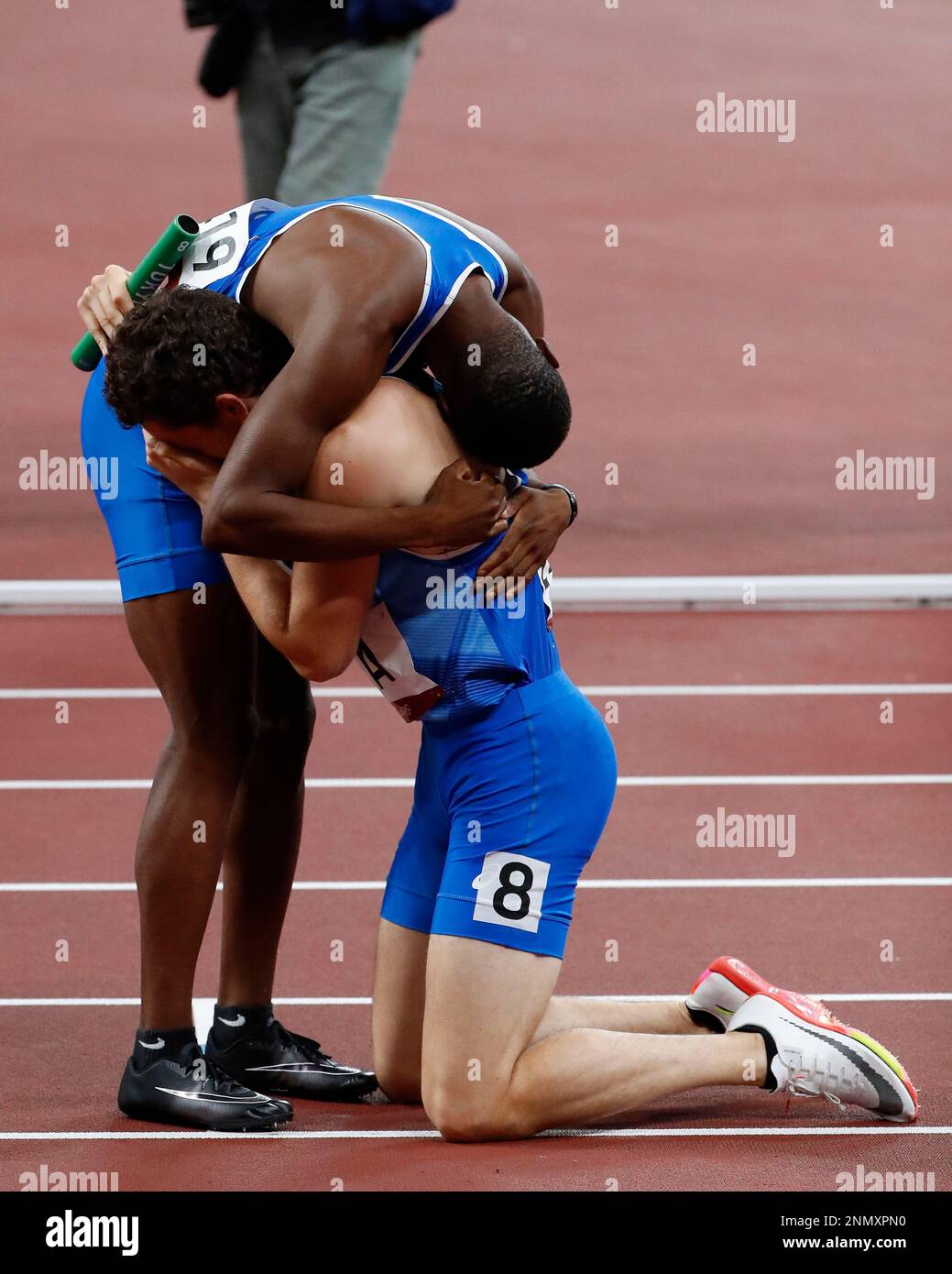 August 6, 2021, Tokyo, Kanto, Japan: Italy celebrates winning the gold ...