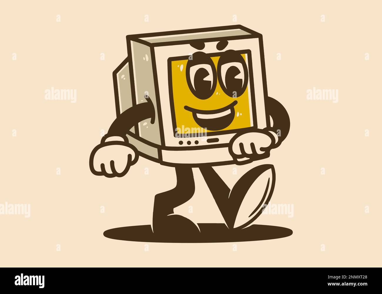 1980s computer monitors Stock Vector Images - Alamy