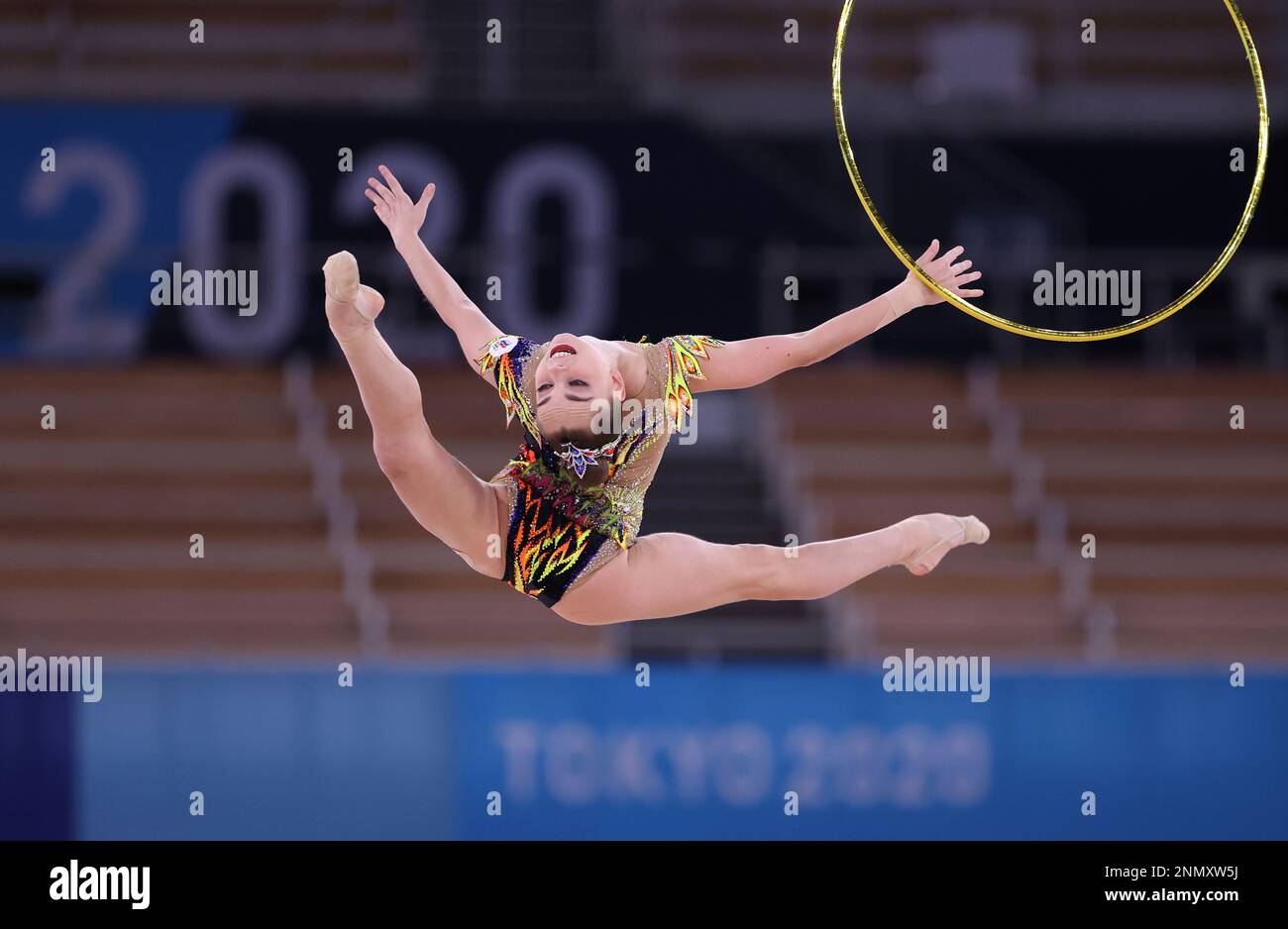 AVERINA Arina of ROC (Russian Olympic Committee) performs during ...