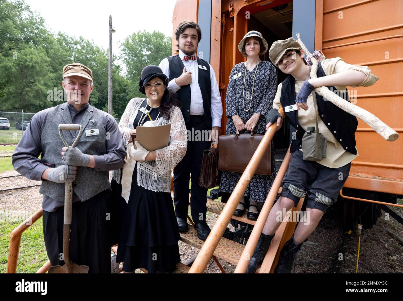 This Saturday, July 17, 2021 photo shows from left, Greg Romig who ...