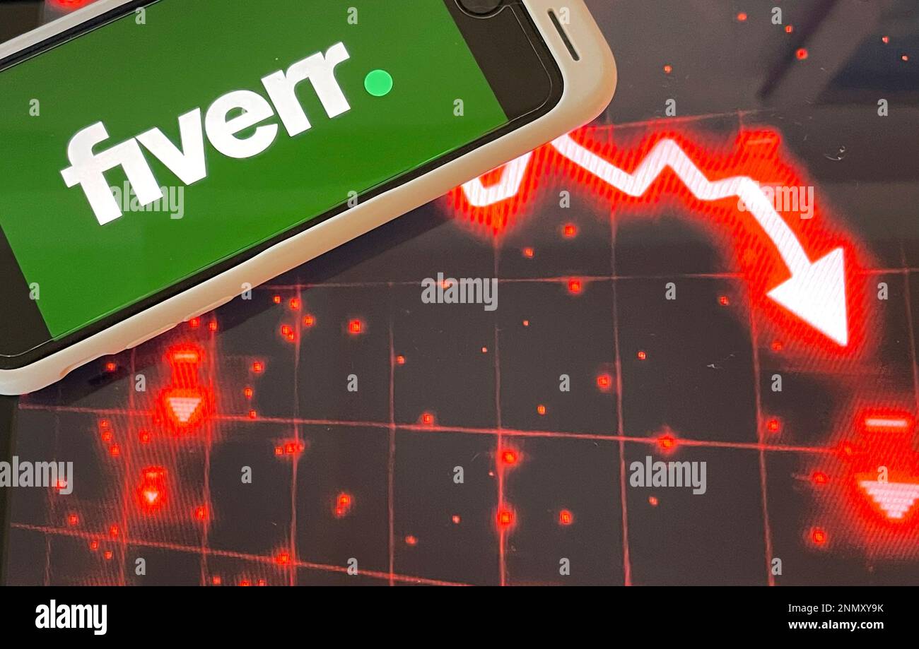 Photo by: STRF/STAR MAX/IPx 2021 8/5/21 fiverr stock plummets as 'Post ...