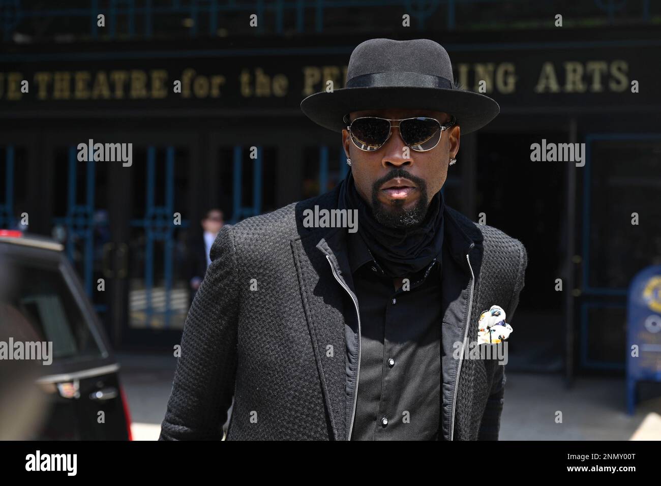 Photo by: NDZ/STAR MAX/IPx 2021 8/2/21 Montell Jordan at the funeral ...