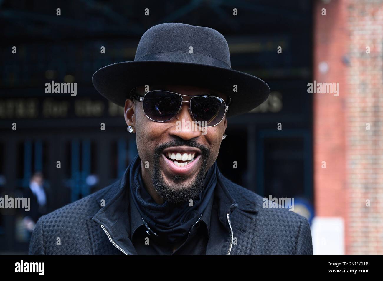 Photo by: NDZ/STAR MAX/IPx 2021 8/2/21 Montell Jordan at the funeral ...