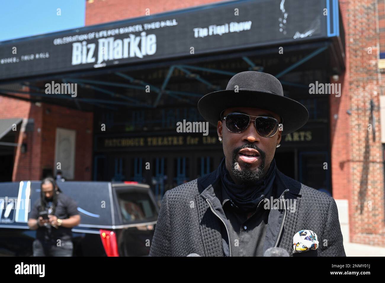 Photo by: NDZ/STAR MAX/IPx 2021 8/2/21 Montell Jordan at the funeral ...