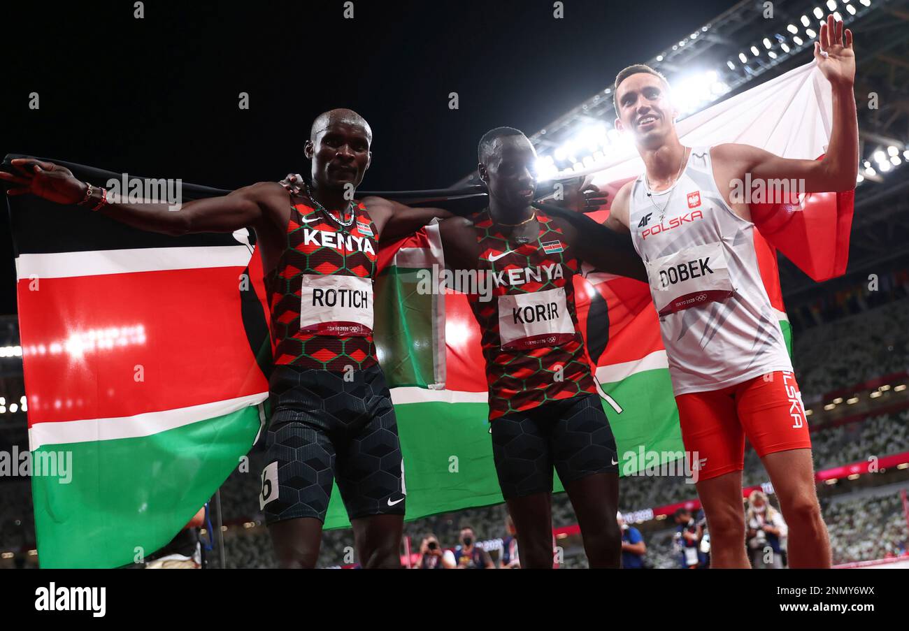 (L-R) ROTICH Ferguson Cheruiyot of Kenya, KORIR Emmanuel Kipkurui of ...