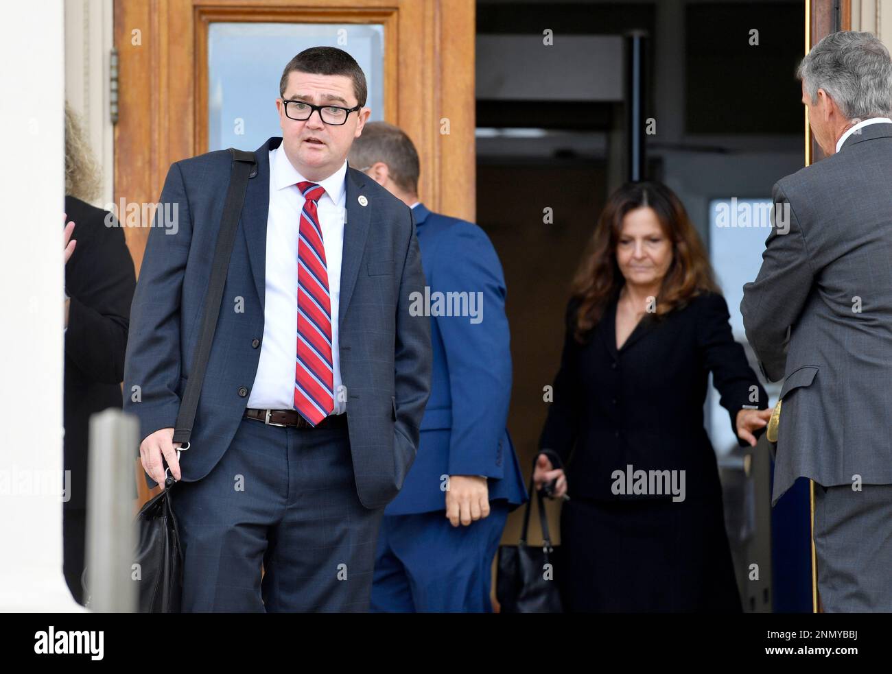 Pennsylvania Deputy Attorney General Philip McCarthy leaves the Centre ...