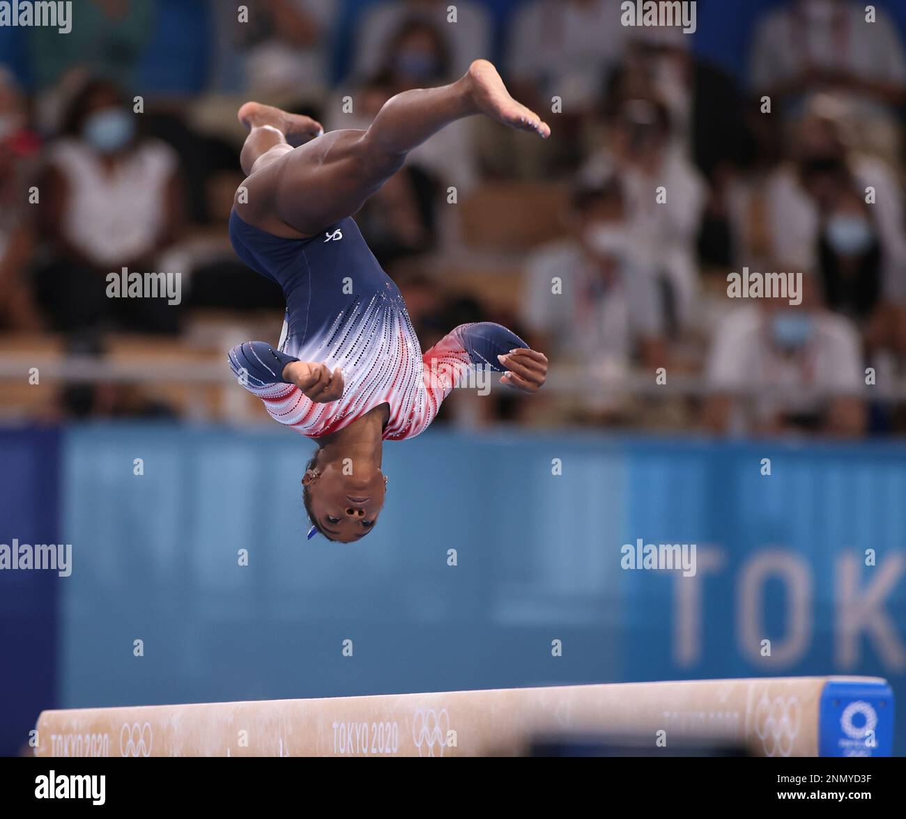 Simone Biles of United States performs during artistic gymnastics women ...