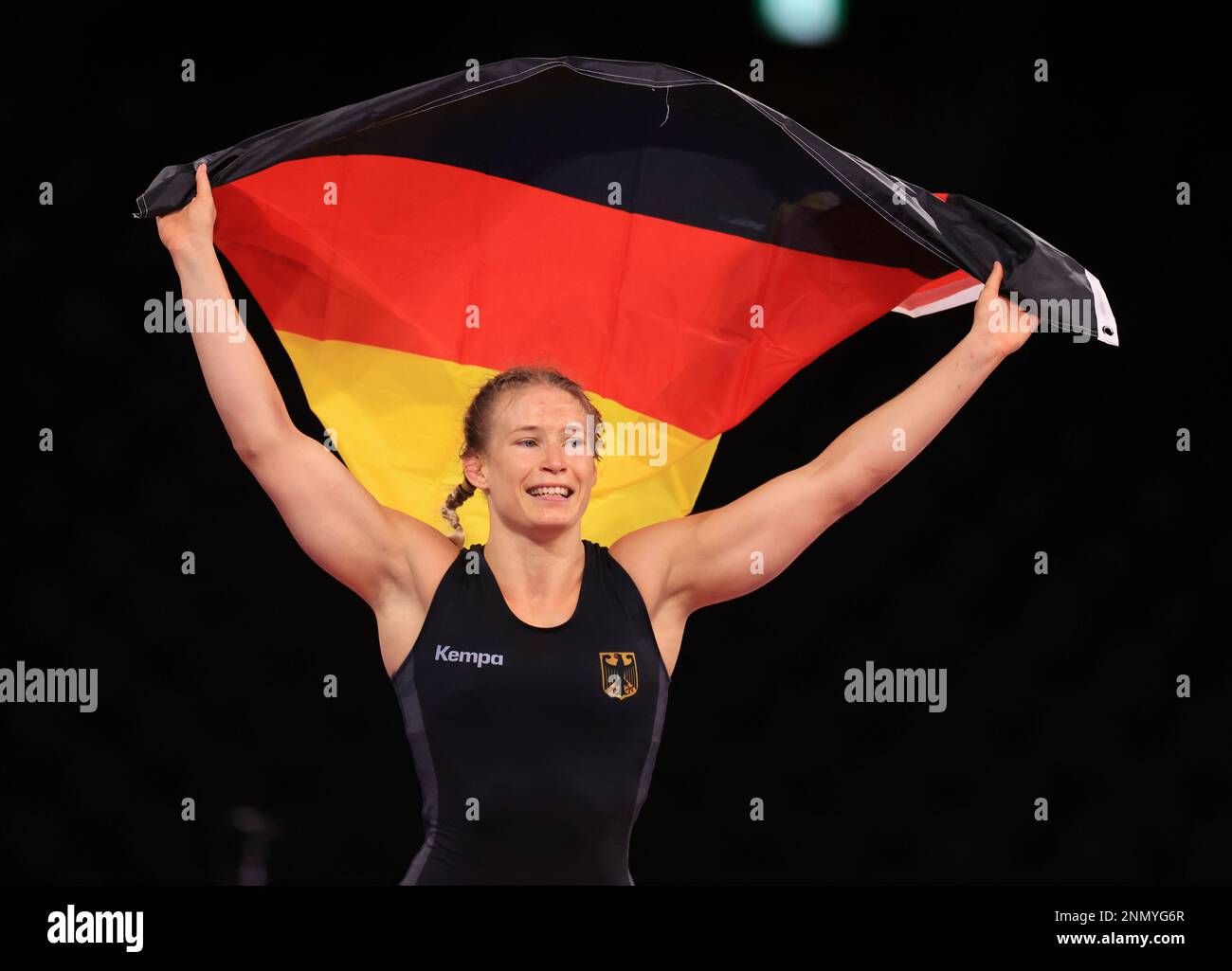Germany's ROTTER FOCKEN Aline reacts after winning the Women's ...