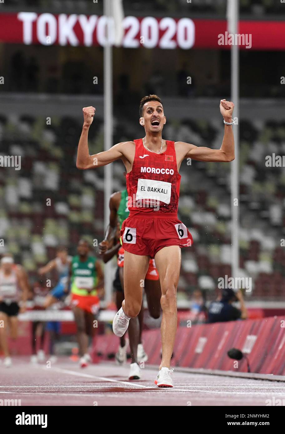 EL BAKKALI Soufiane of Morocco wins Men's 3000m Steeplechase Final at ...