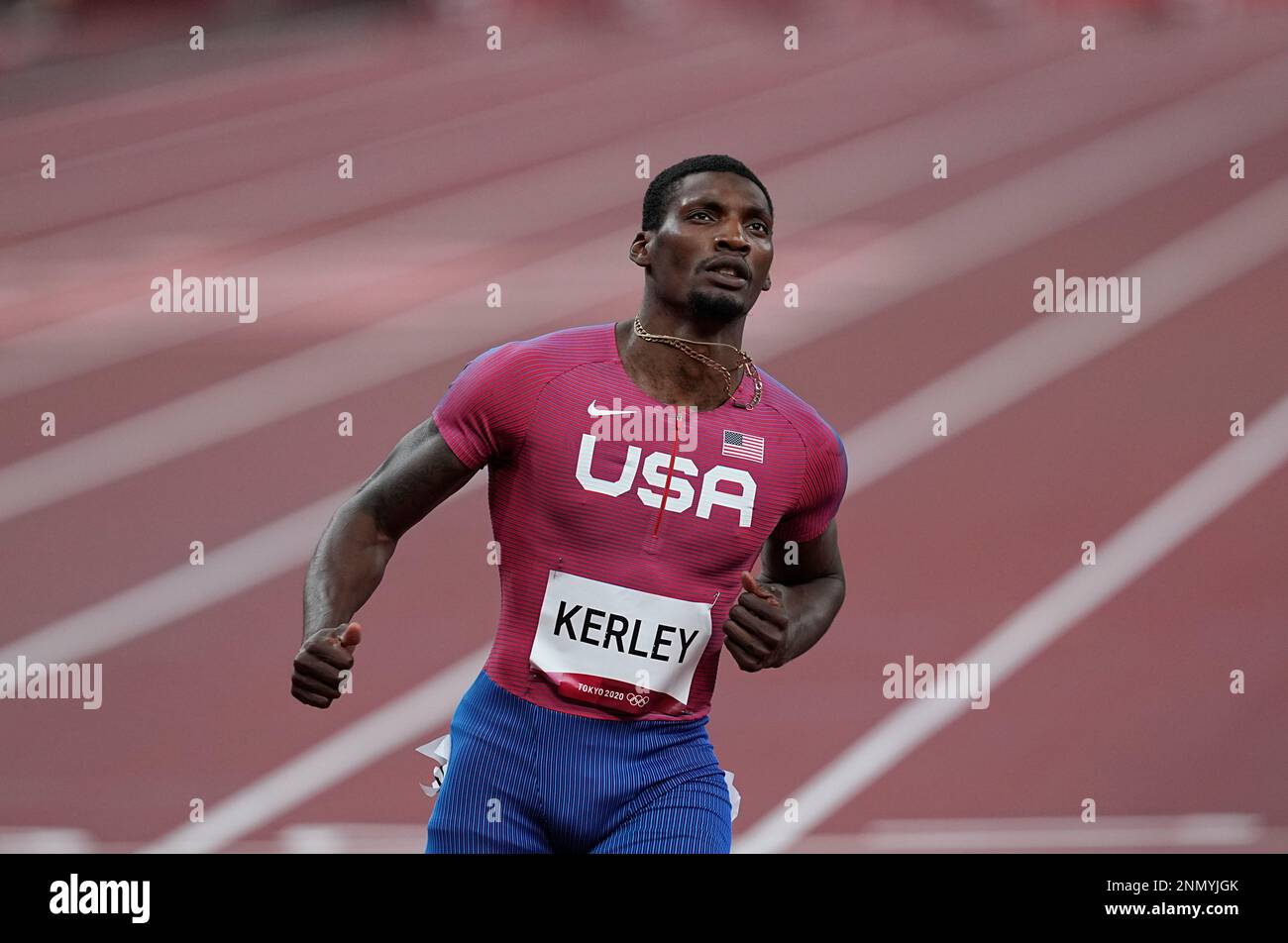 July 31, 2021: David Kerley during 100 meter for men at the Tokyo Olympics, Tokyo Olympic ...