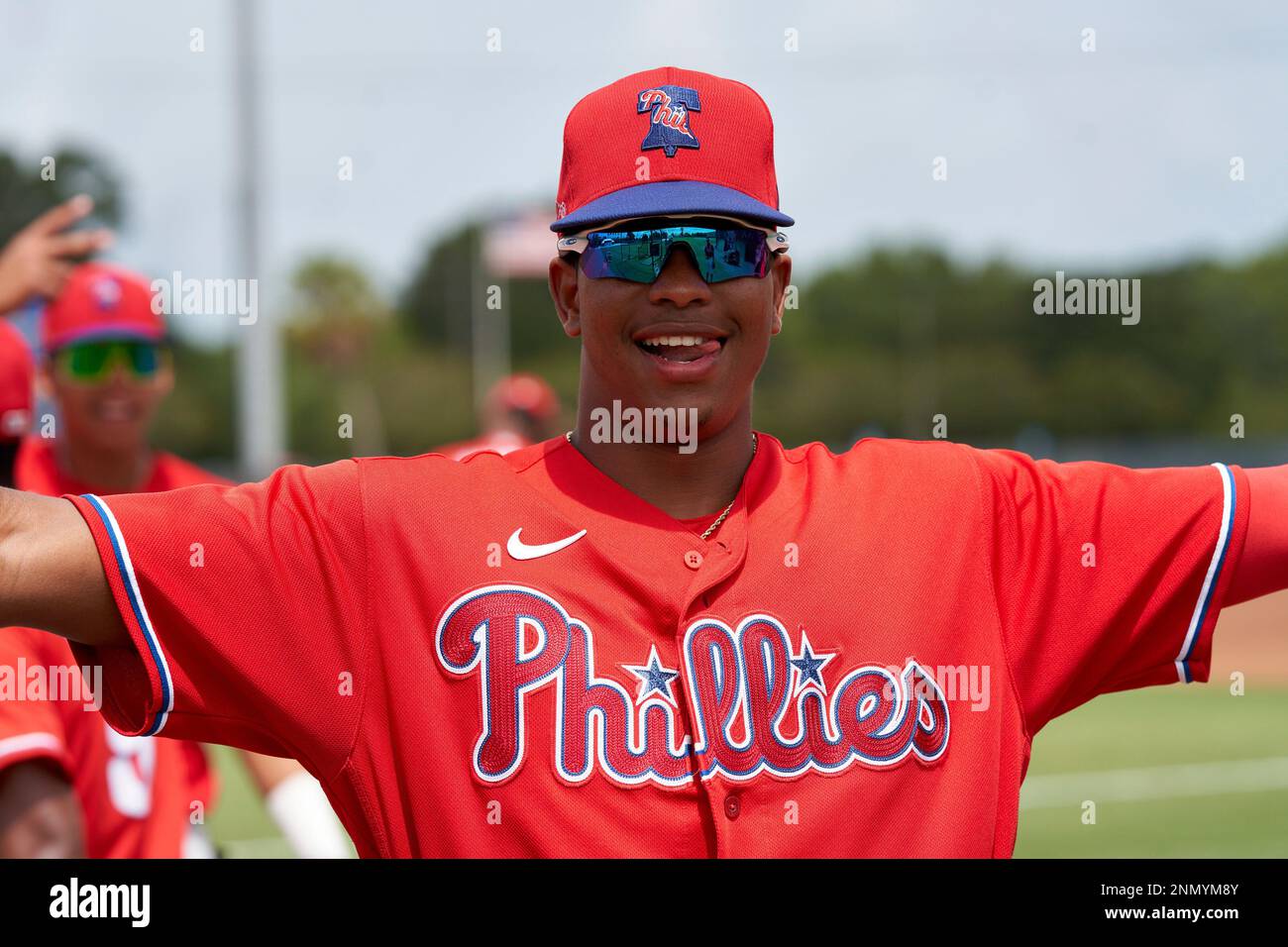 Philadelphia Phillies Jefferson Encarnacion (35) before an Extended ...