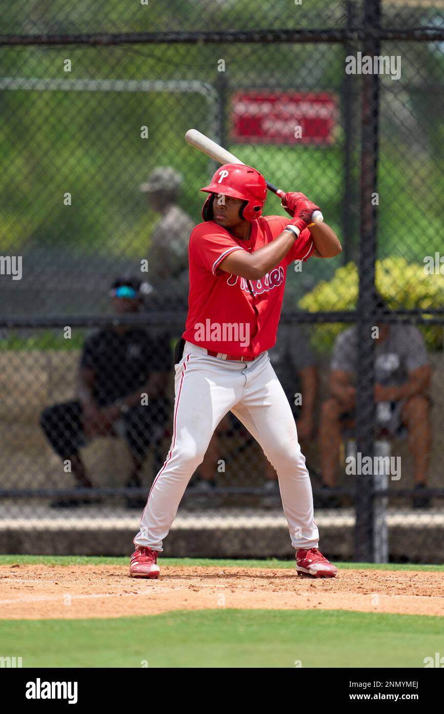 Philadelphia Phillies Marcus Lee Sang (9) bats during an Extended ...