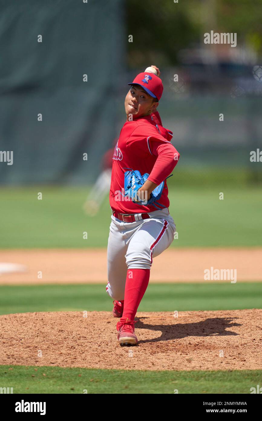 Philadelphia Phillies pitcher Chi-Ling Hsu (78) during an Extended ...