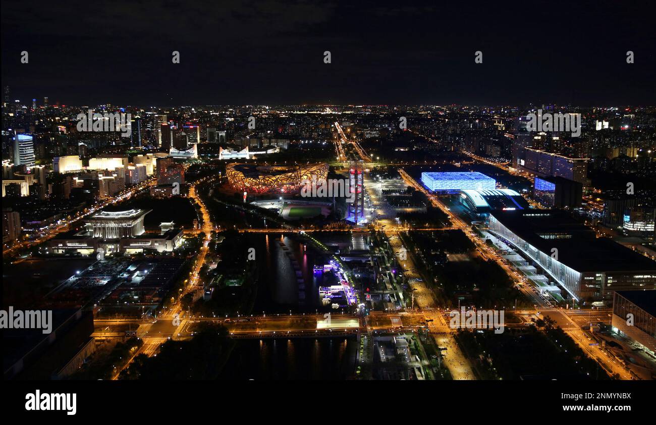 A picture shows National Stadium, known as Bird's Nest, a venue of ...