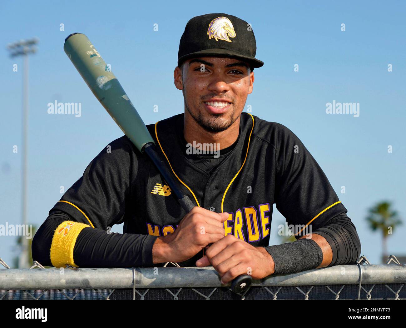 Montverde Academy Eagles Justin Colon (3) poses for a photo before a ...