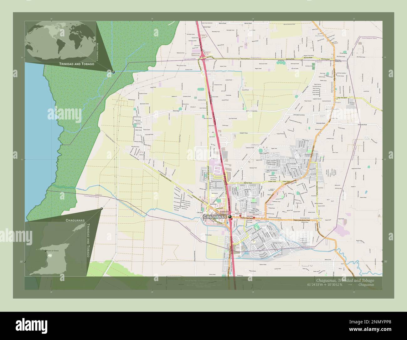 Chaguanas, borough of Trinidad and Tobago. Open Street Map. Locations ...
