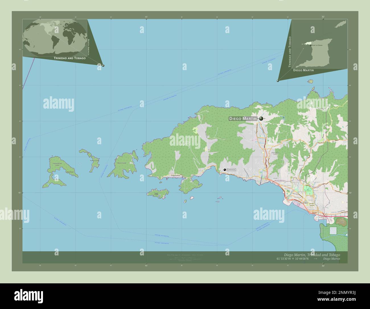 Diego Martin Trinidad Map Trinidad And Tobago Maps & Facts World