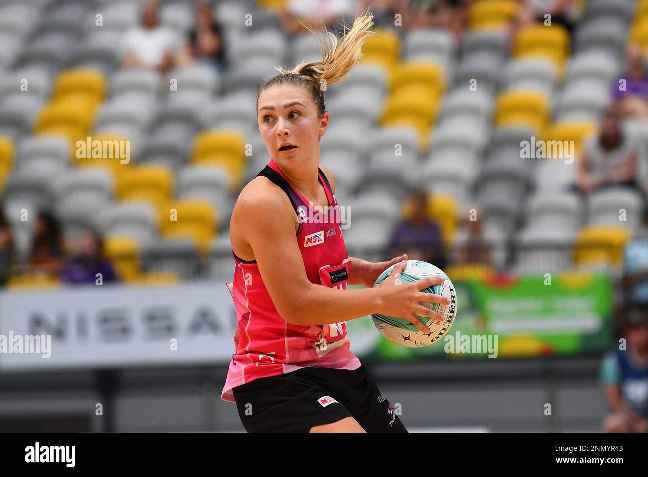 Georgie Horjus of the Thunderbirds looks to pass during the Super ...