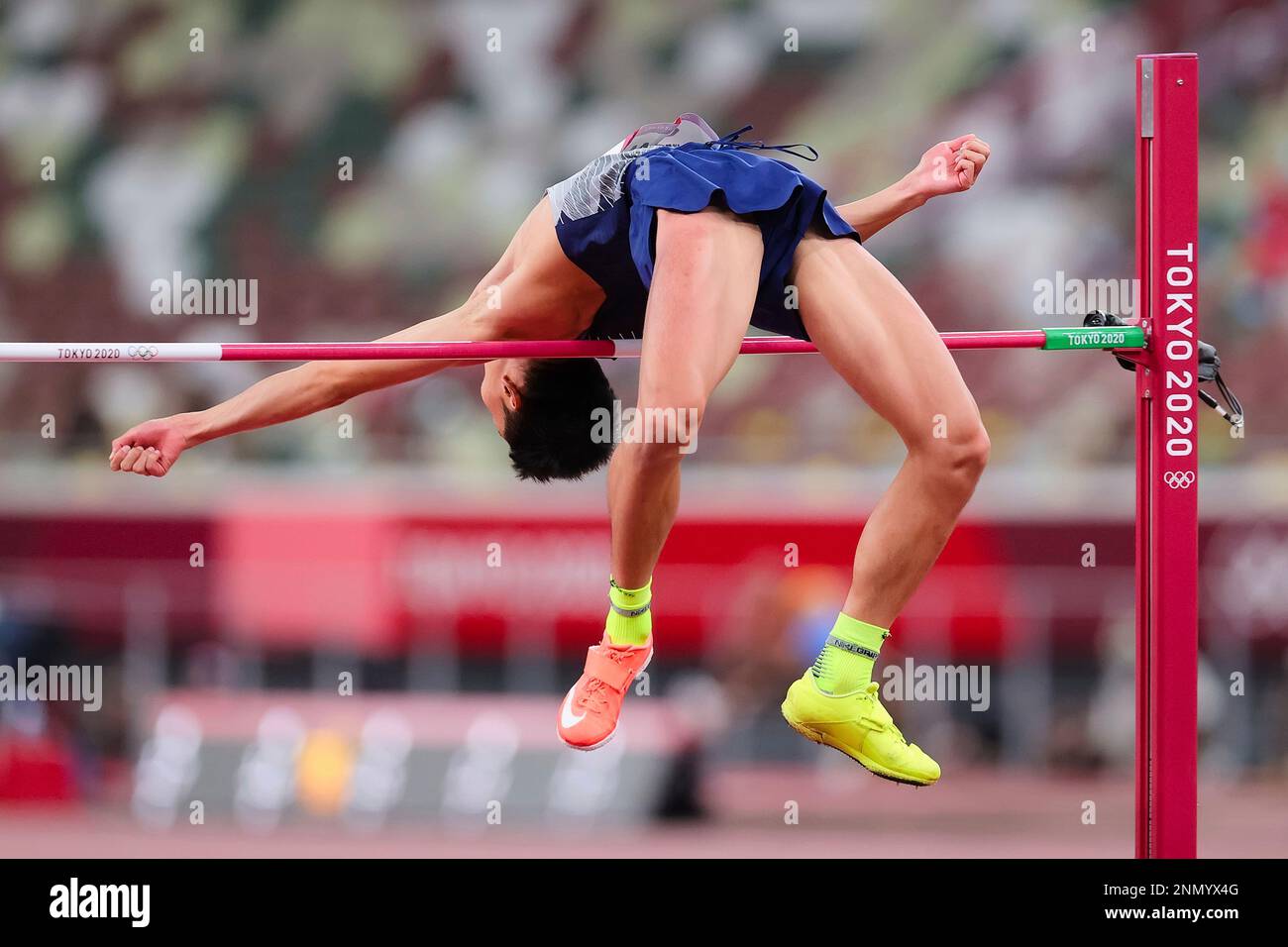 TOKYO, JAPAN - AUGUST 01: Sanghyeok Woo of Team South Korea in action ...