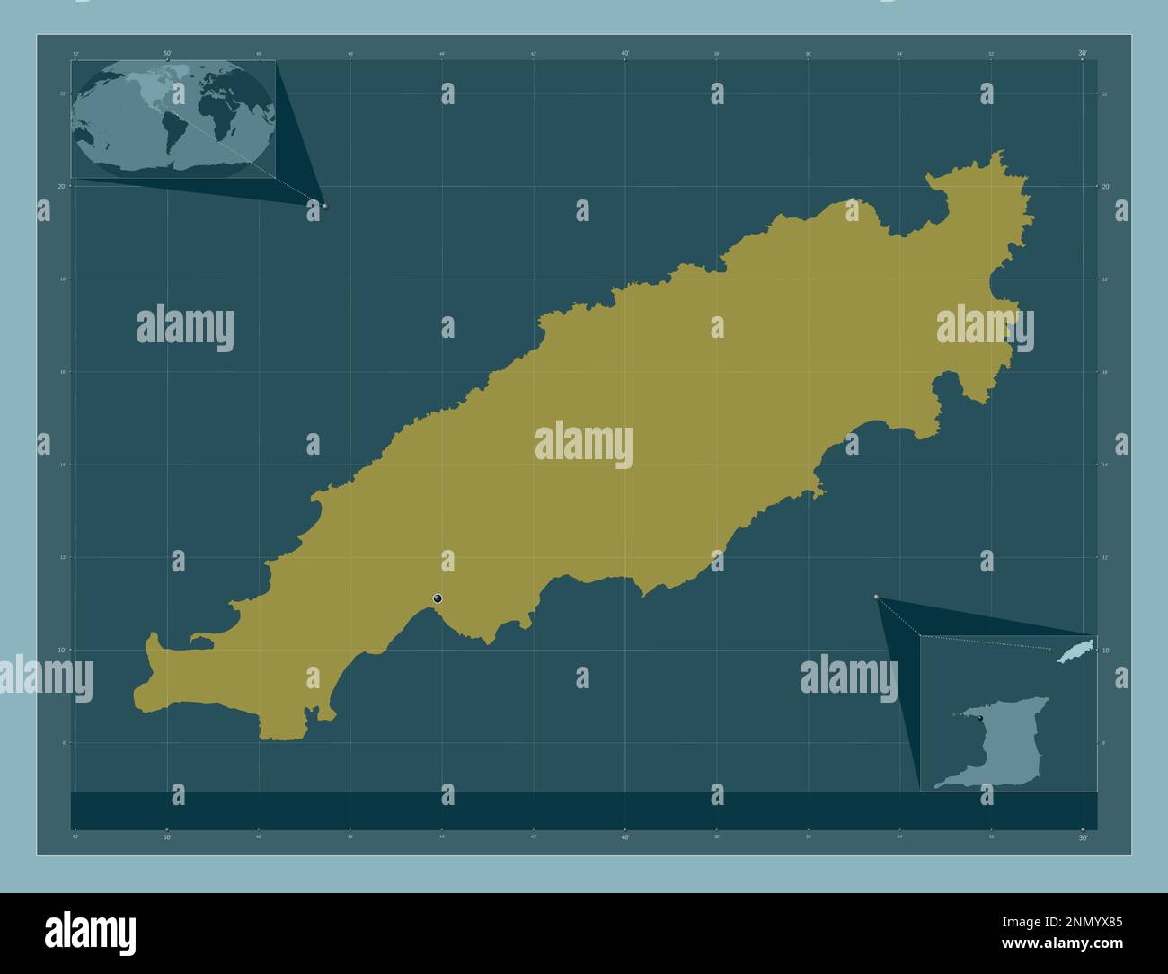 Maps of trinidad and tobago hi-res stock photography and images - Alamy