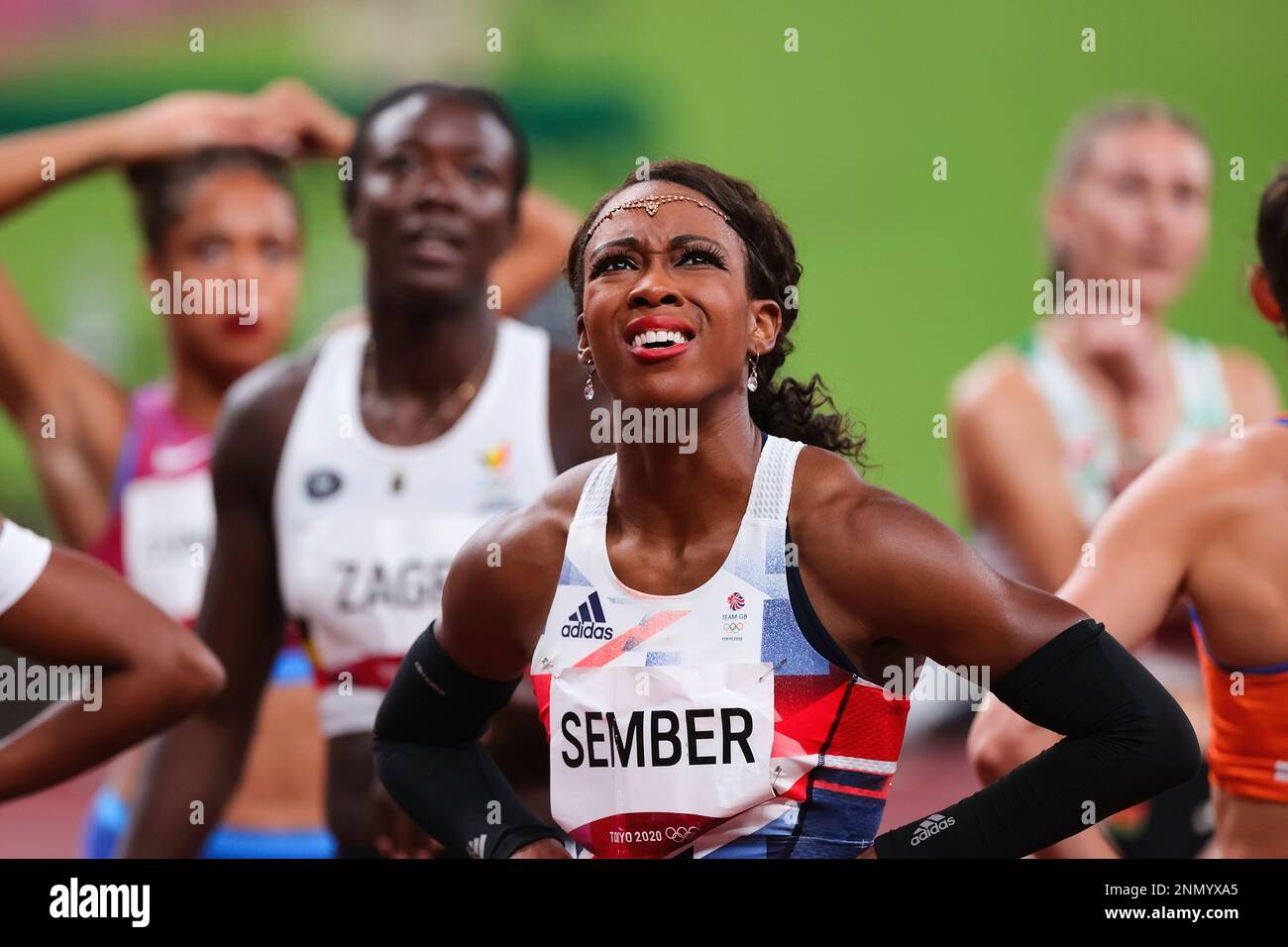 TOKYO, JAPAN - AUGUST 01: Cindy Sember of Team Great Britain in ...