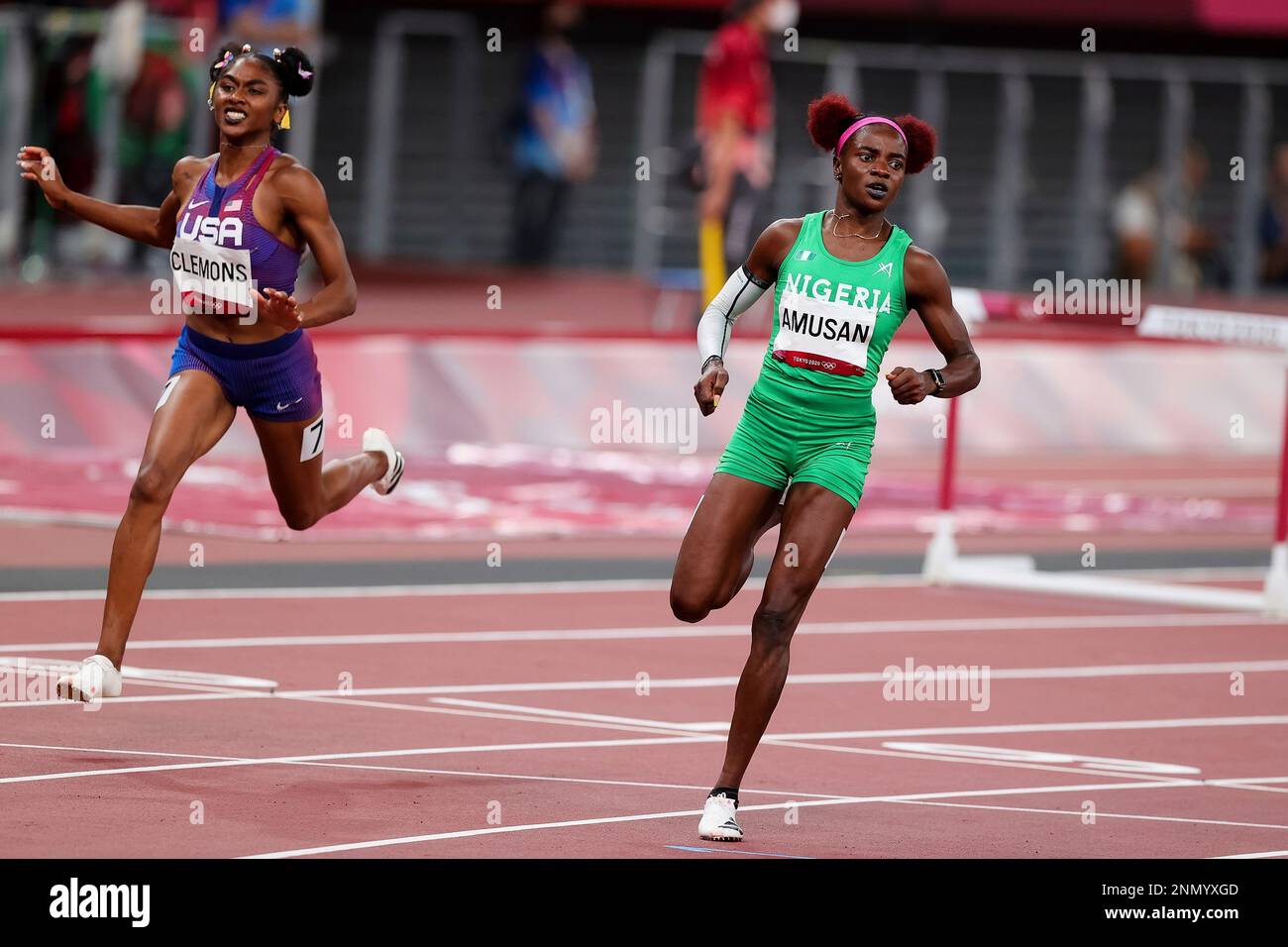 TOKYO, JAPAN - AUGUST 01: Christina Clemons of Team United States and ...
