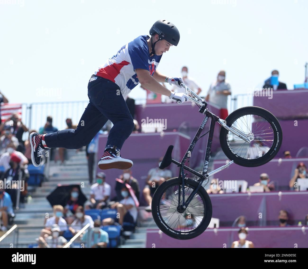ROBERTS Hannah of the United States, performs during the Cycling BMX ...