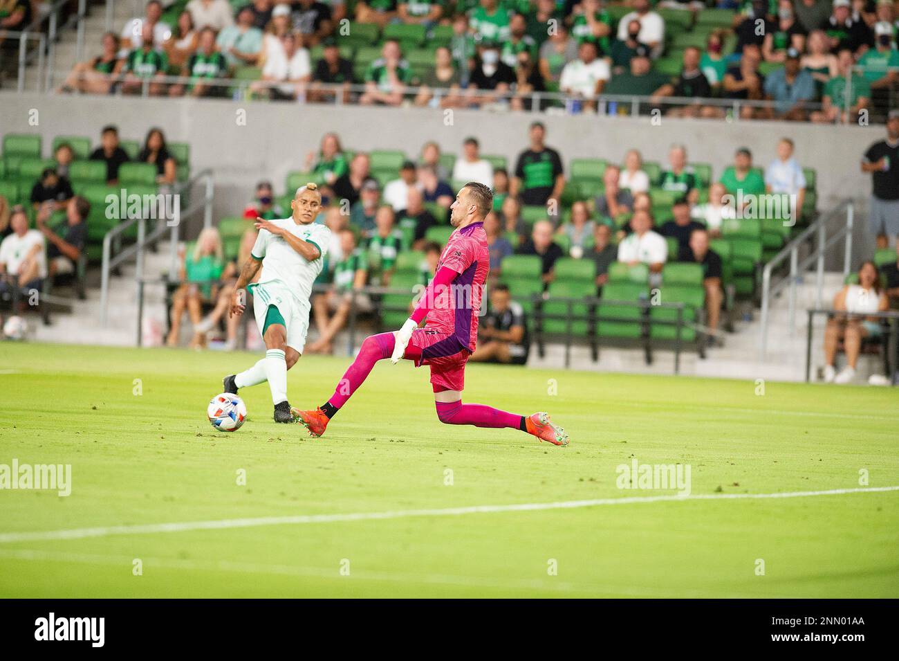 July 31, 2021: Austin FC Brad Stuver Goalkeeper (41) in action during ...