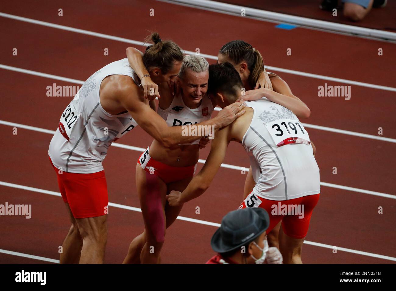 July 31, 2021, Tokyo, Kanto, Japan: Karol Zalewski (POL), Justyna Swiety-Ersetic (POL), Natalia ...