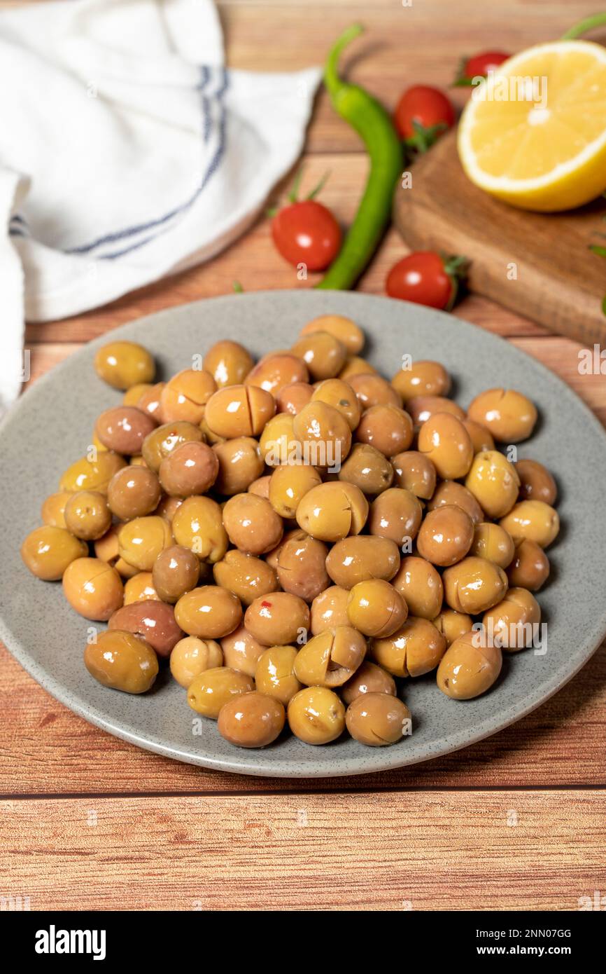 Scratched olive hi-res stock photography and images - Alamy