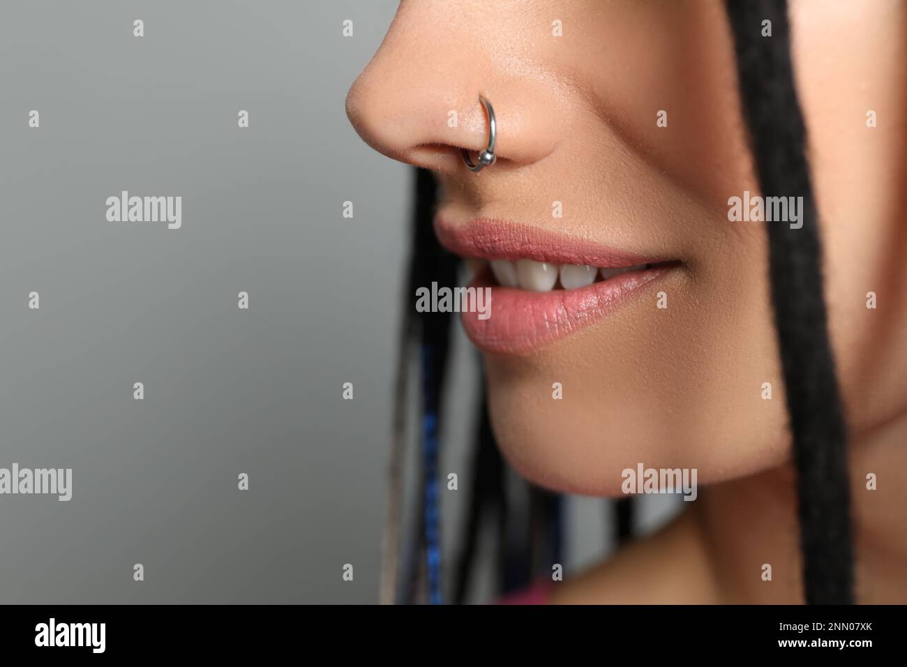 Pig Nosed Woman With Nose Ring