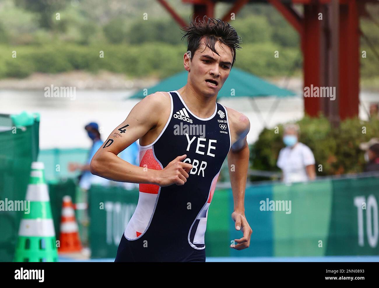 Great Brutain's YEE Alex competes during the Triathlon Mixed Relay of ...