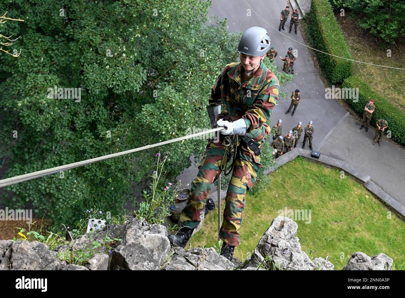 Belgium's Crown Princess Elisabeth takes part in a three-day exercise ...