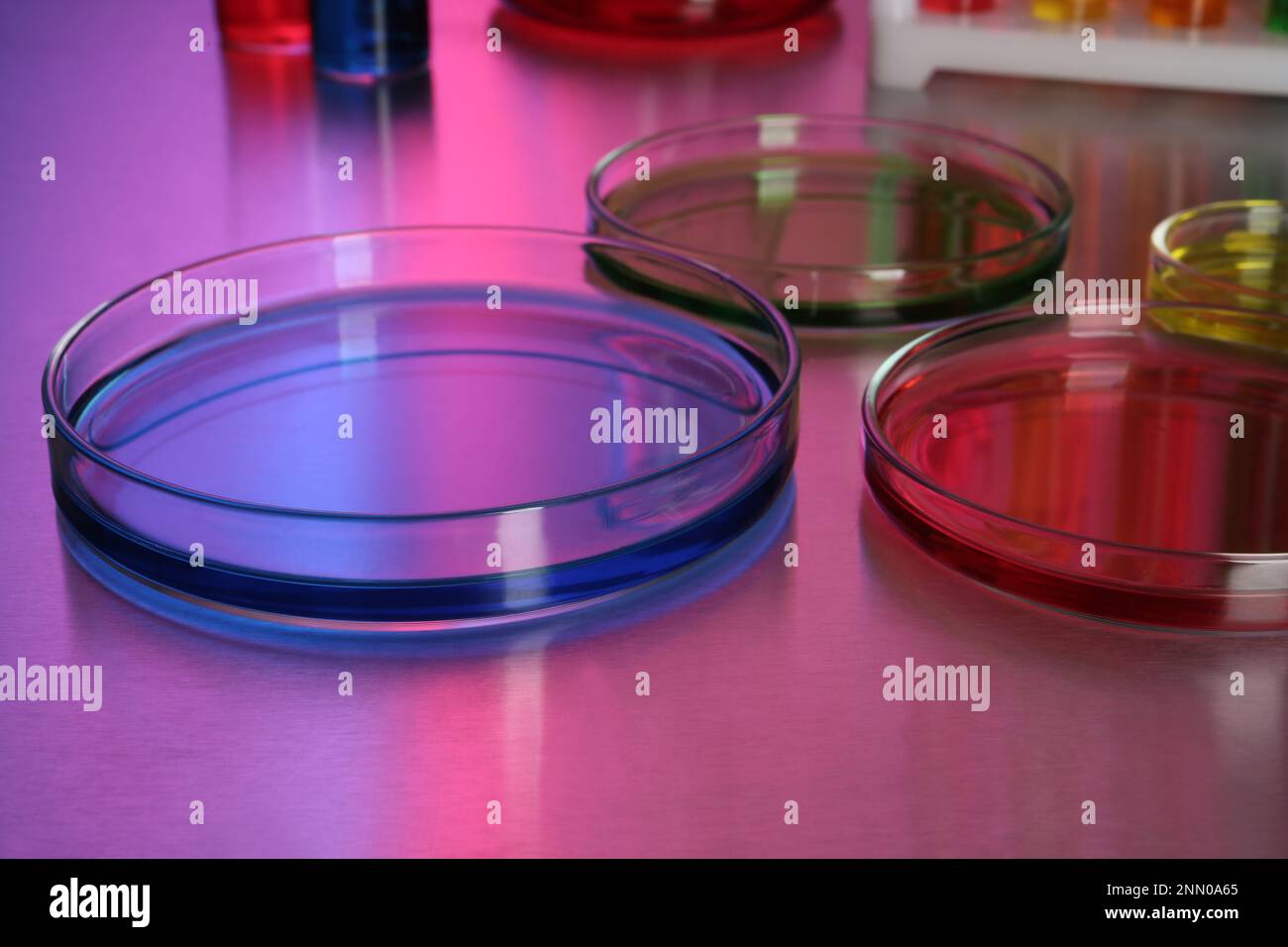 Petri dishes different samples hi-res stock photography and images - Alamy