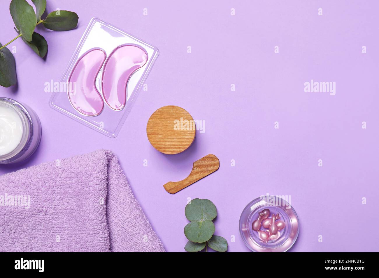 Flat lay composition skin hi-res stock photography and images - Alamy