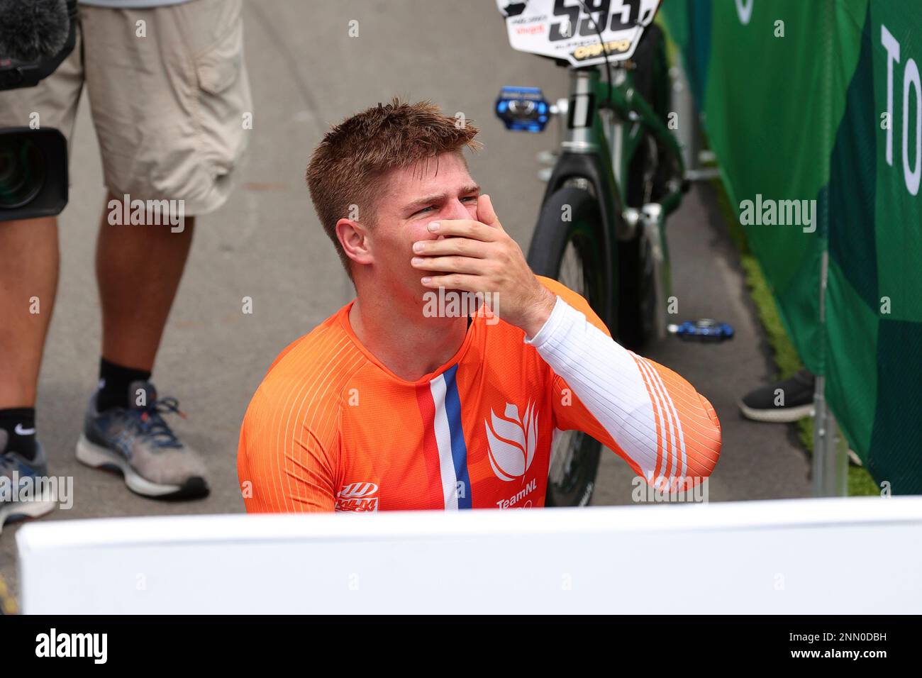 TOKYO, JAPAN - JULY 30: Niek Kimmann of Team Netherlands celebrates ...