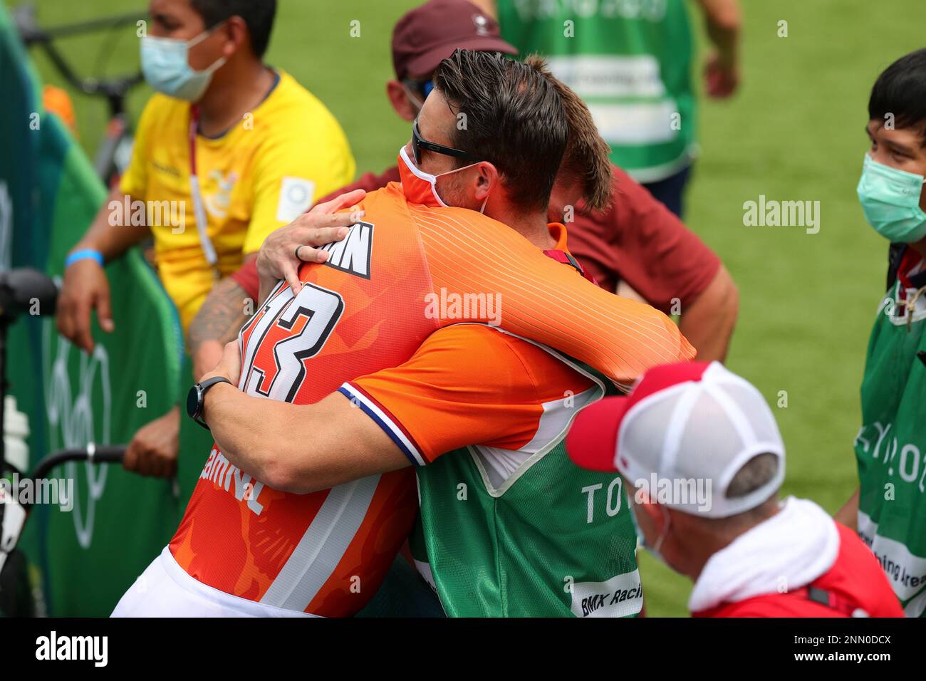 TOKYO, JAPAN - JULY 30: Niek Kimmann of Team Netherlands celebrates ...