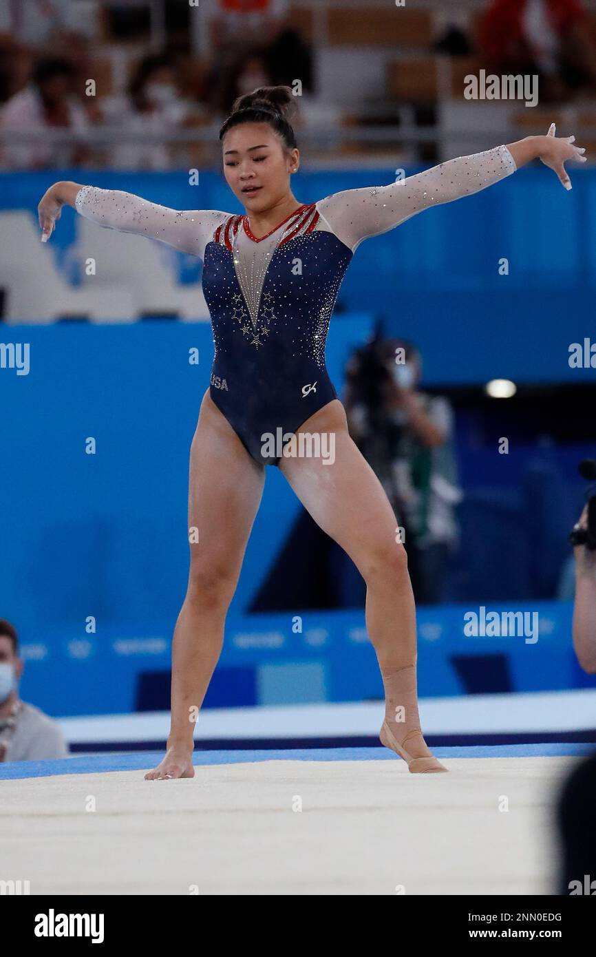 July 29, 2021, Tokyo, Kanto, Japan: Sunisa Lee (USA) performs on the ...