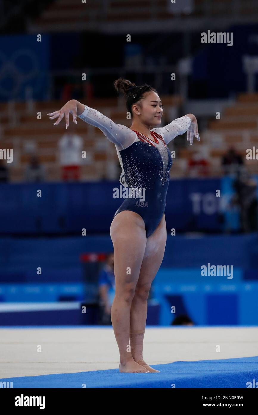 July 29, 2021, Tokyo, Kanto, Japan: Sunisa Lee (USA) performs on the ...