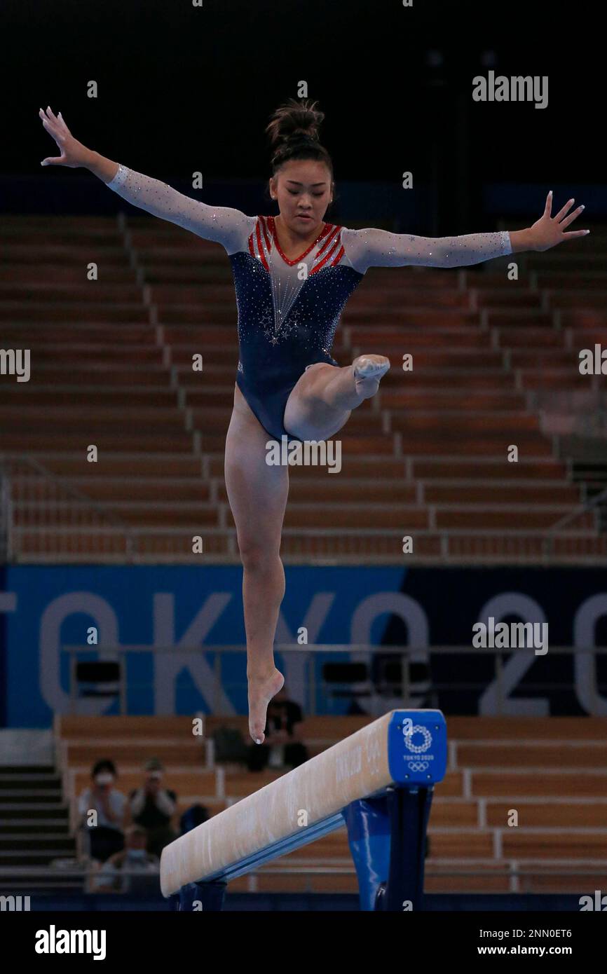 July 29, 2021, Tokyo, Kanto, Japan: Sunisa Lee (USA) performs on the ...