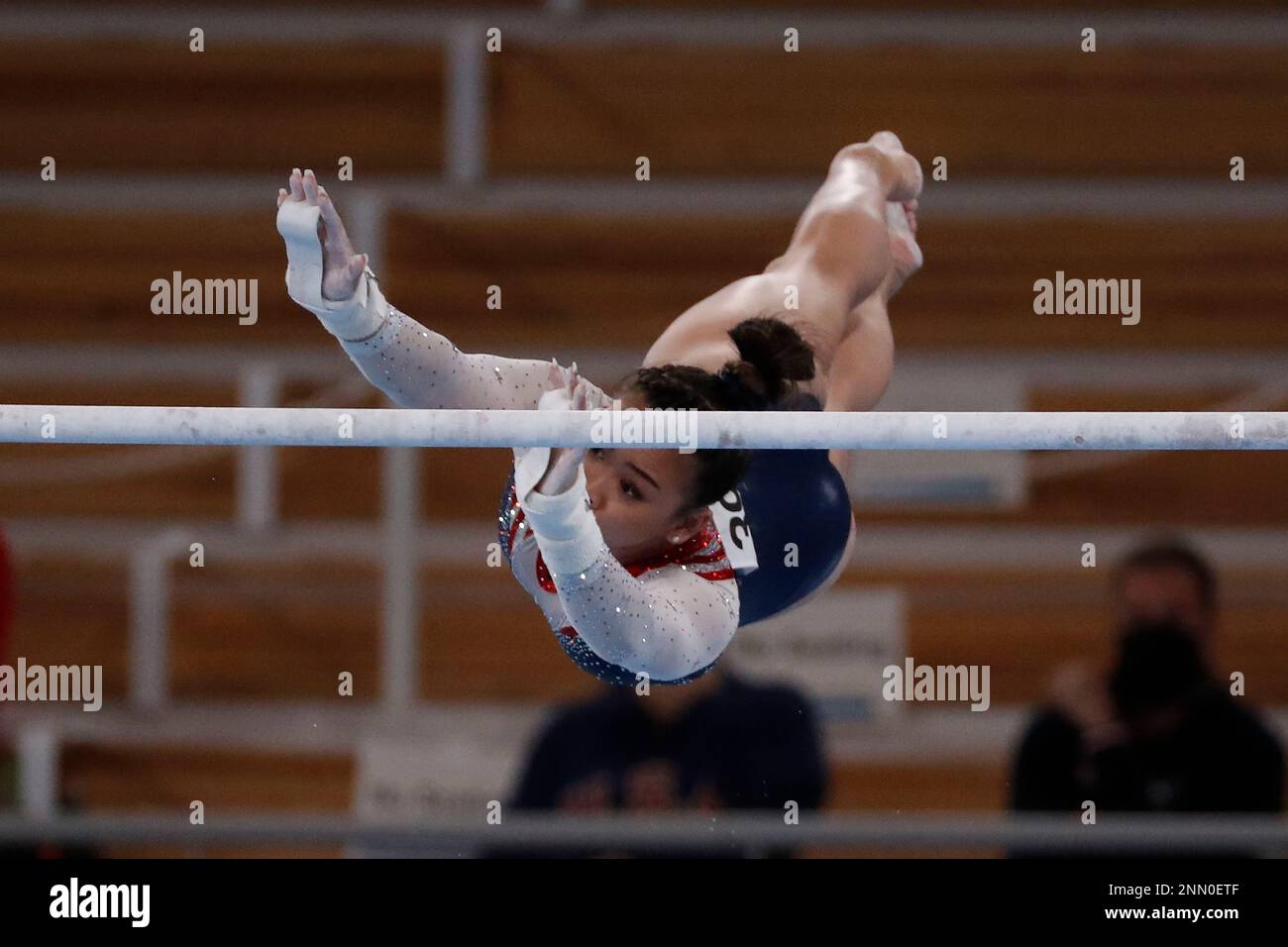 July 29, 2021, Tokyo, Kanto, Japan: Sunisa Lee (USA) on the uneven bars ...