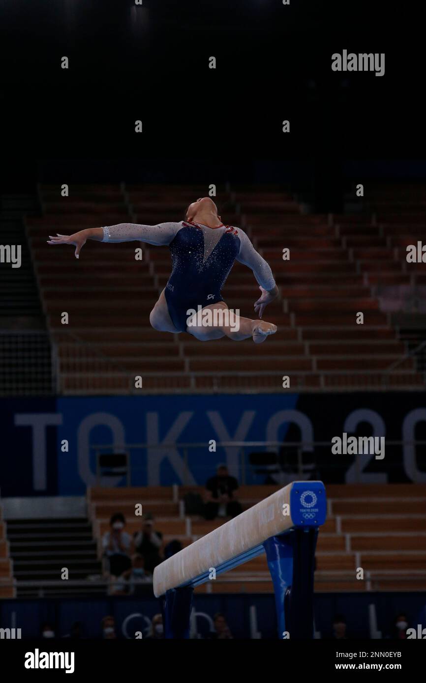 July 29, 2021, Tokyo, Kanto, Japan: Sunisa Lee (USA) performs on the ...