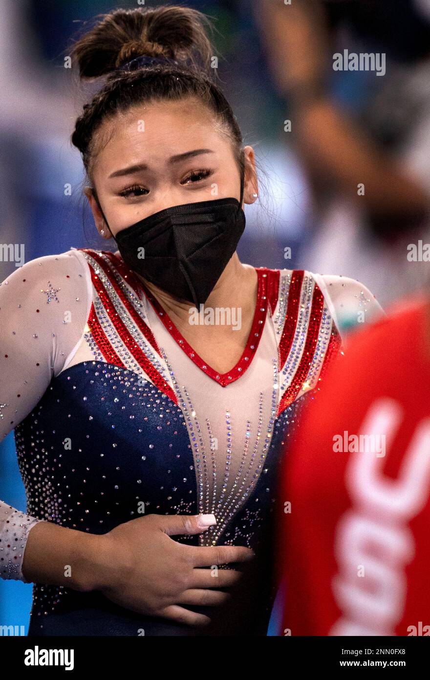 July 29, 2021, Tokyo, Kanto, Japan: Sunisa LEE reacts with tears of joy ...